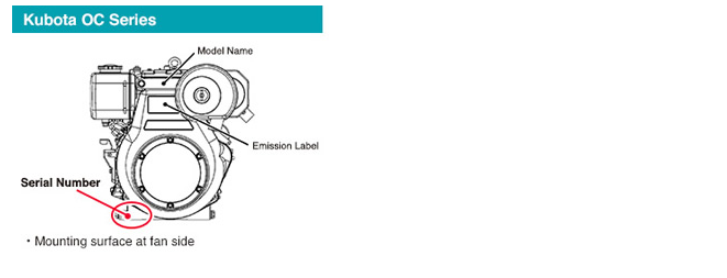 Kubota Engine Serial Number Location – GCIron